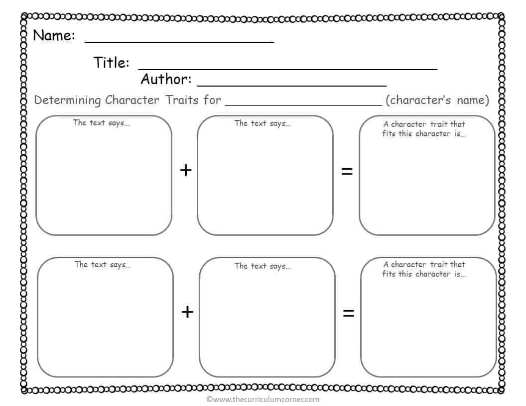 Literature Graphic Organizers The Curriculum Corner 4 5 6 Literature Graphic Organizers The Curriculum Corner 4 5 6