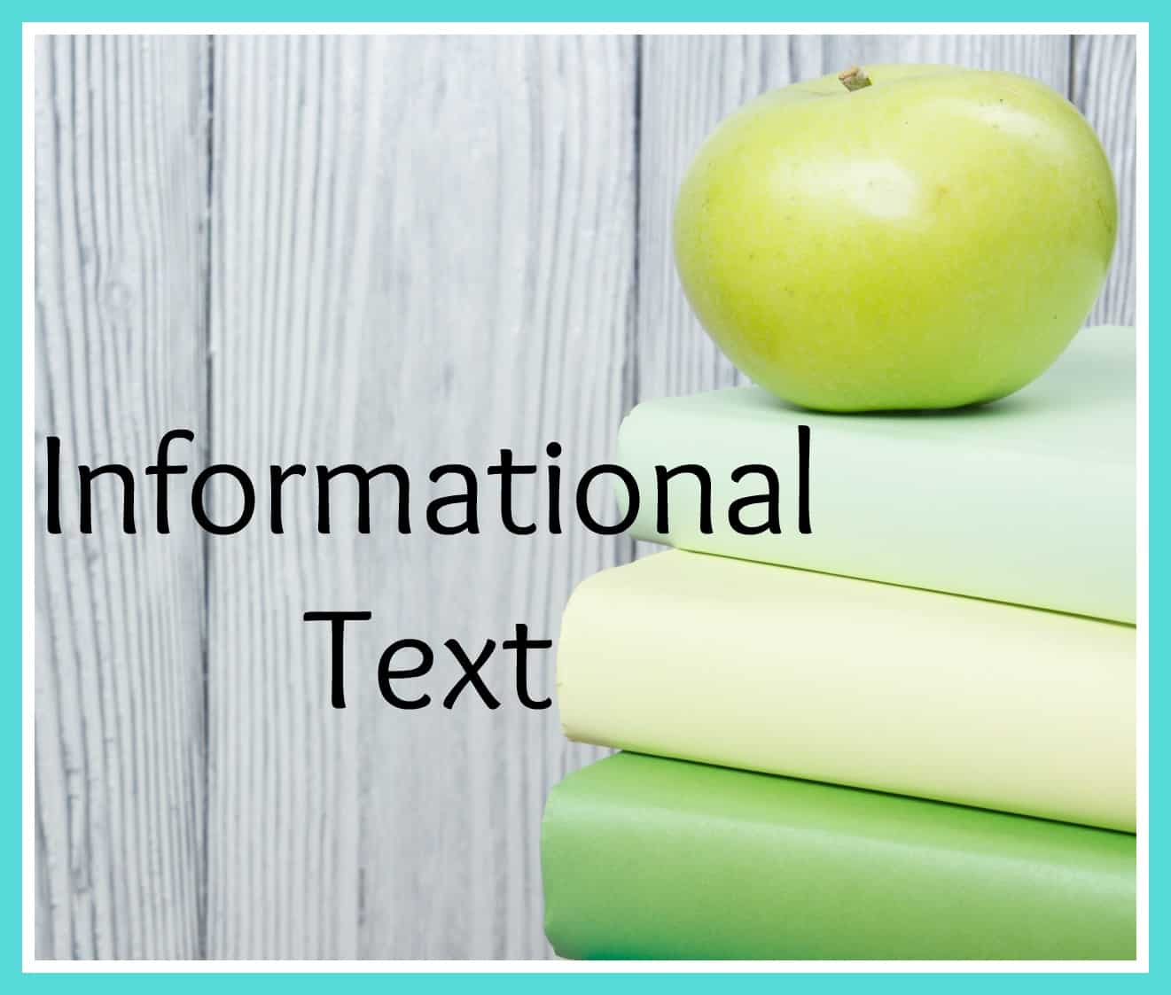 Informational Text Resources Free from The Curriculum Corner - The ...