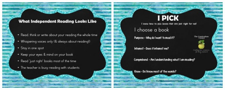 Launching Readers' Workshop - The Curriculum Corner 123