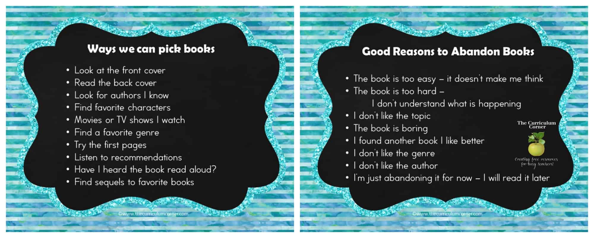 Launching Readers' Workshop - The Curriculum Corner 123