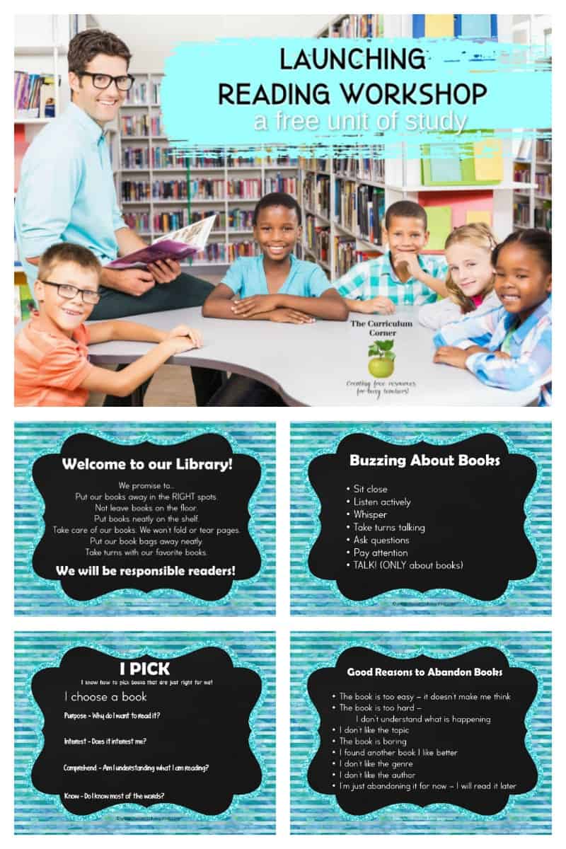 Launching Readers' Workshop - The Curriculum Corner 123