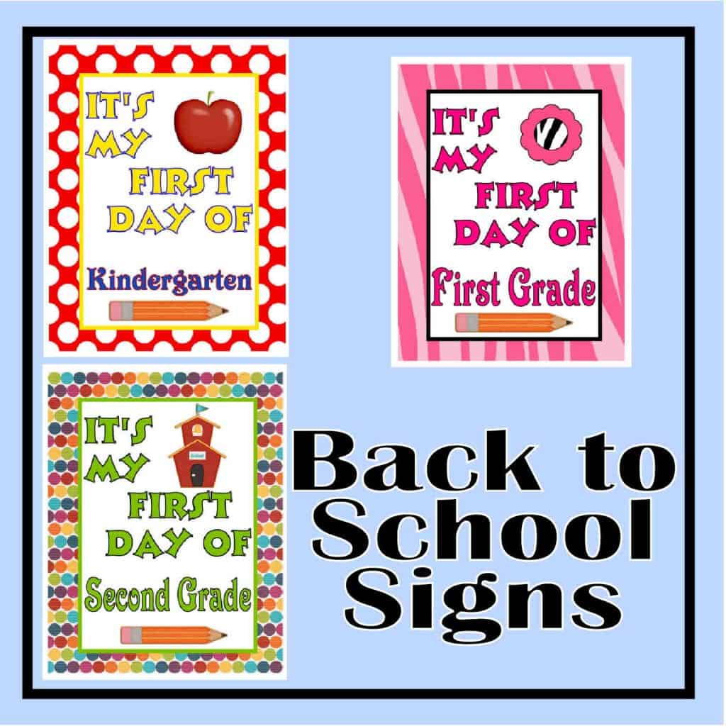 schoolsignstitle - The Curriculum Corner 123