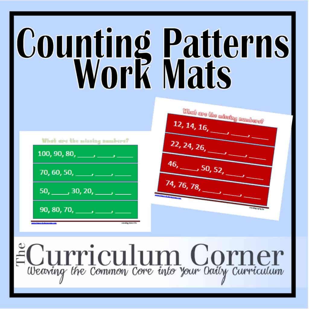countingpatterns - The Curriculum Corner 123