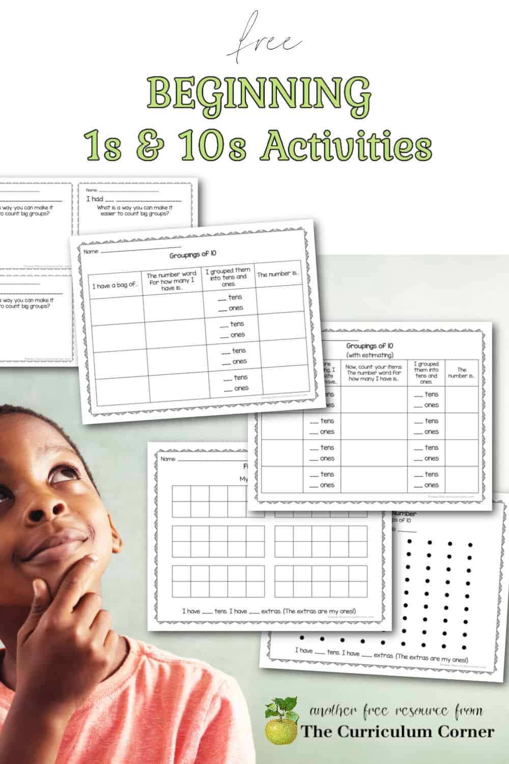 Beginning 1s and 10s - The Curriculum Corner 123