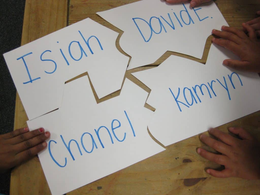 Puzzle Piece Table Seats - The Curriculum Corner 123