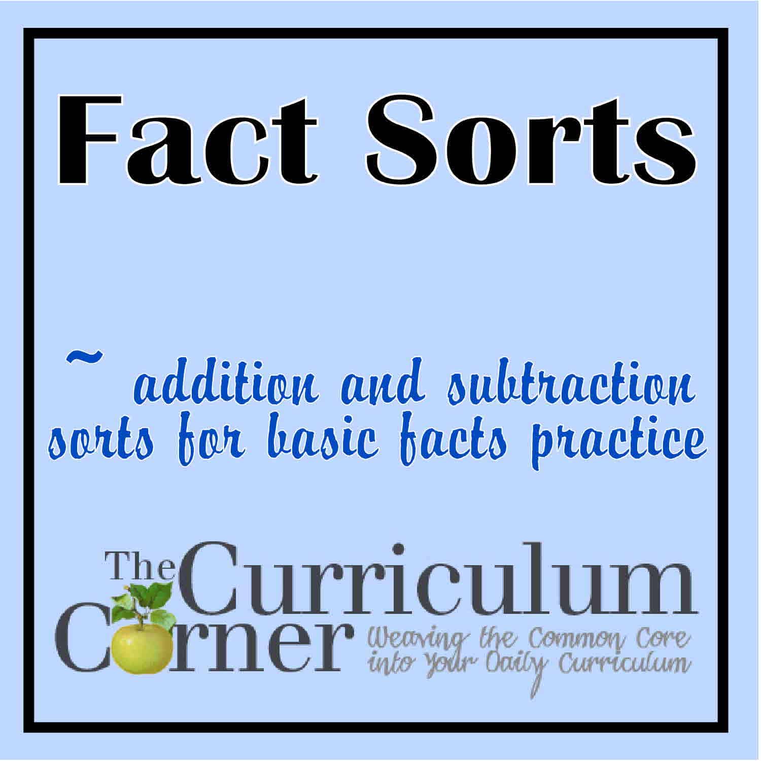 factsorts - The Curriculum Corner 123