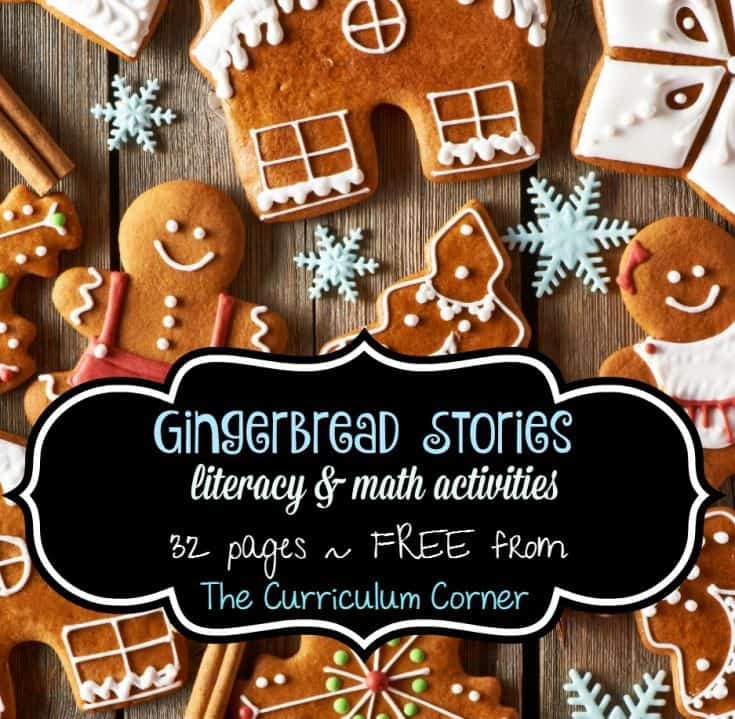 FREE Gingerbread Stories Activities for math and literacy | unit of ...