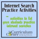 Internet Search Practice Activities - The Curriculum Corner 123