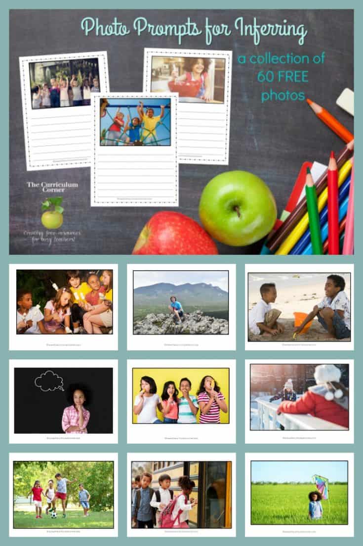 inferencing photo prompts pinterest - The Curriculum Corner 123