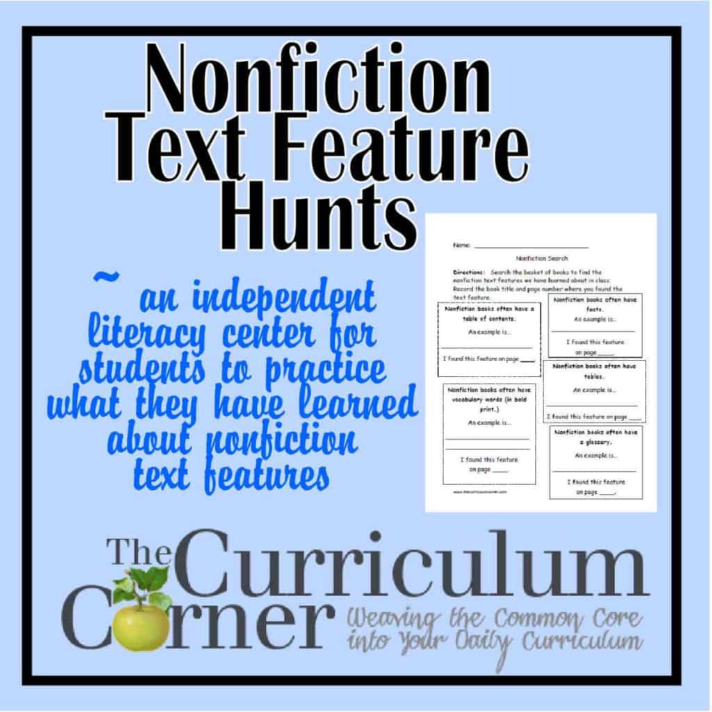 nonfictionhunt - The Curriculum Corner 123