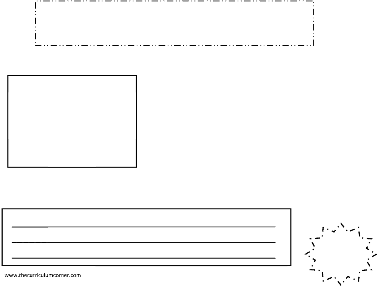 Informational Text Writing Blank Book Pages - The Curriculum Corner 123