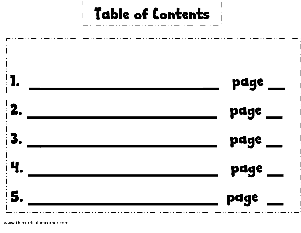booktable2 - The Curriculum Corner 123