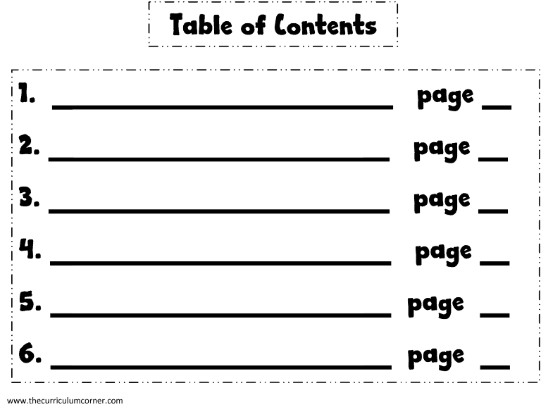 Informational Text Writing Blank Book Pages - The Curriculum Corner 123