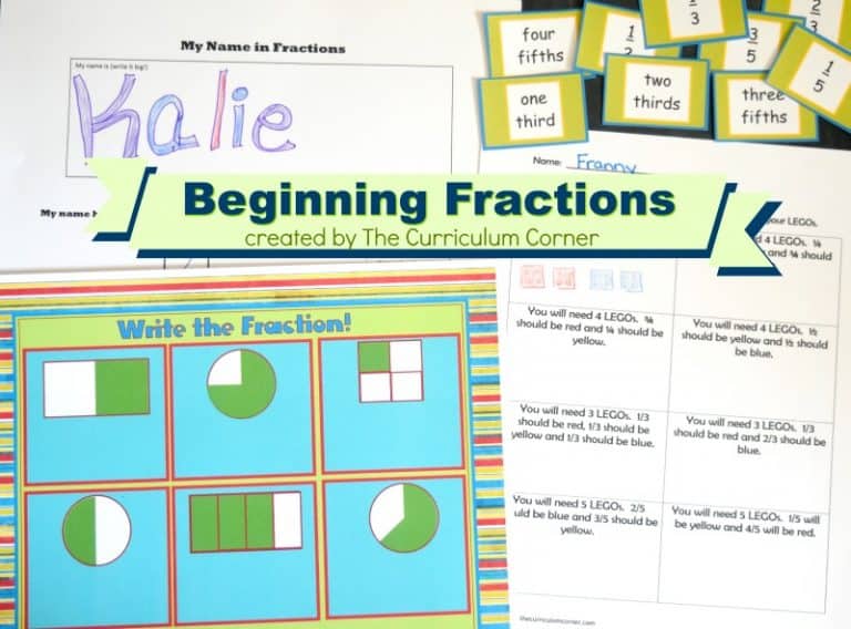Our free beginning fractions activities have been created to help your ...