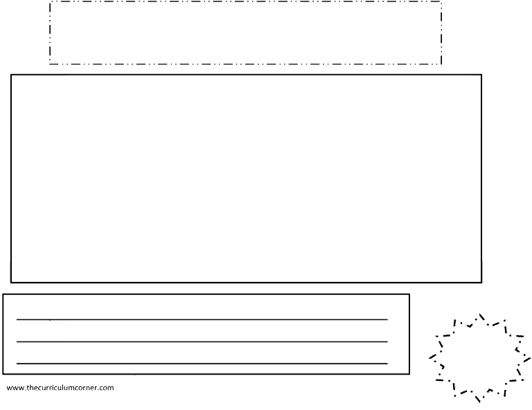 Informational Text Writing Blank Book Pages - The Curriculum Corner 123