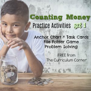 counting money set 1 feature - The Curriculum Corner 123