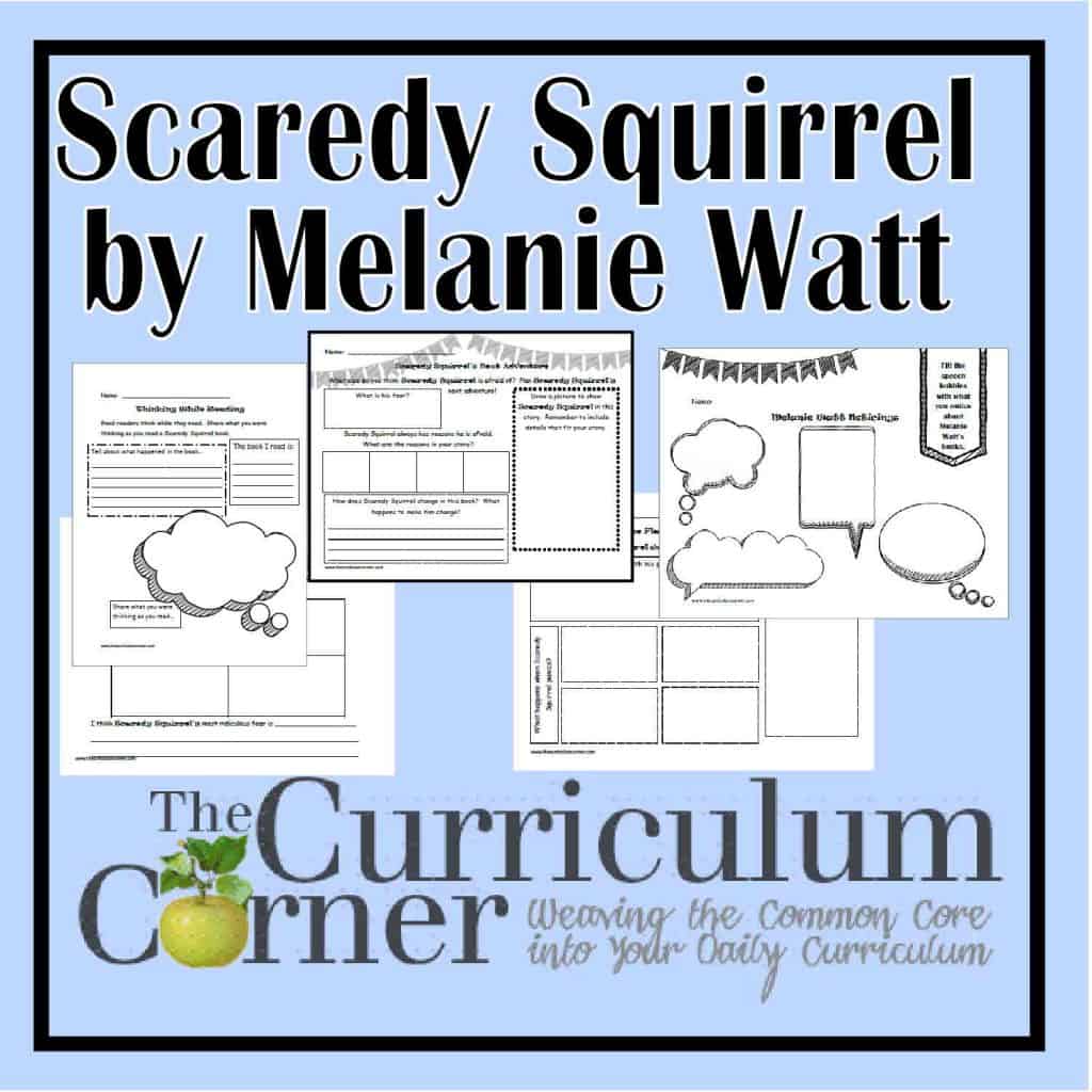 Scaredy Squirrel Books by Melanie Watt - The Curriculum Corner 123