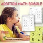 Printable Math Games - The Curriculum Corner 123