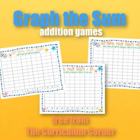 graph the sum 1 feature - The Curriculum Corner 123