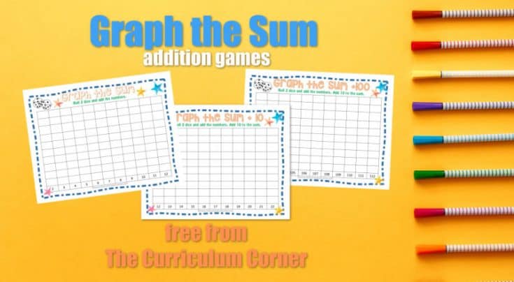 graph the sum wide - The Curriculum Corner 123