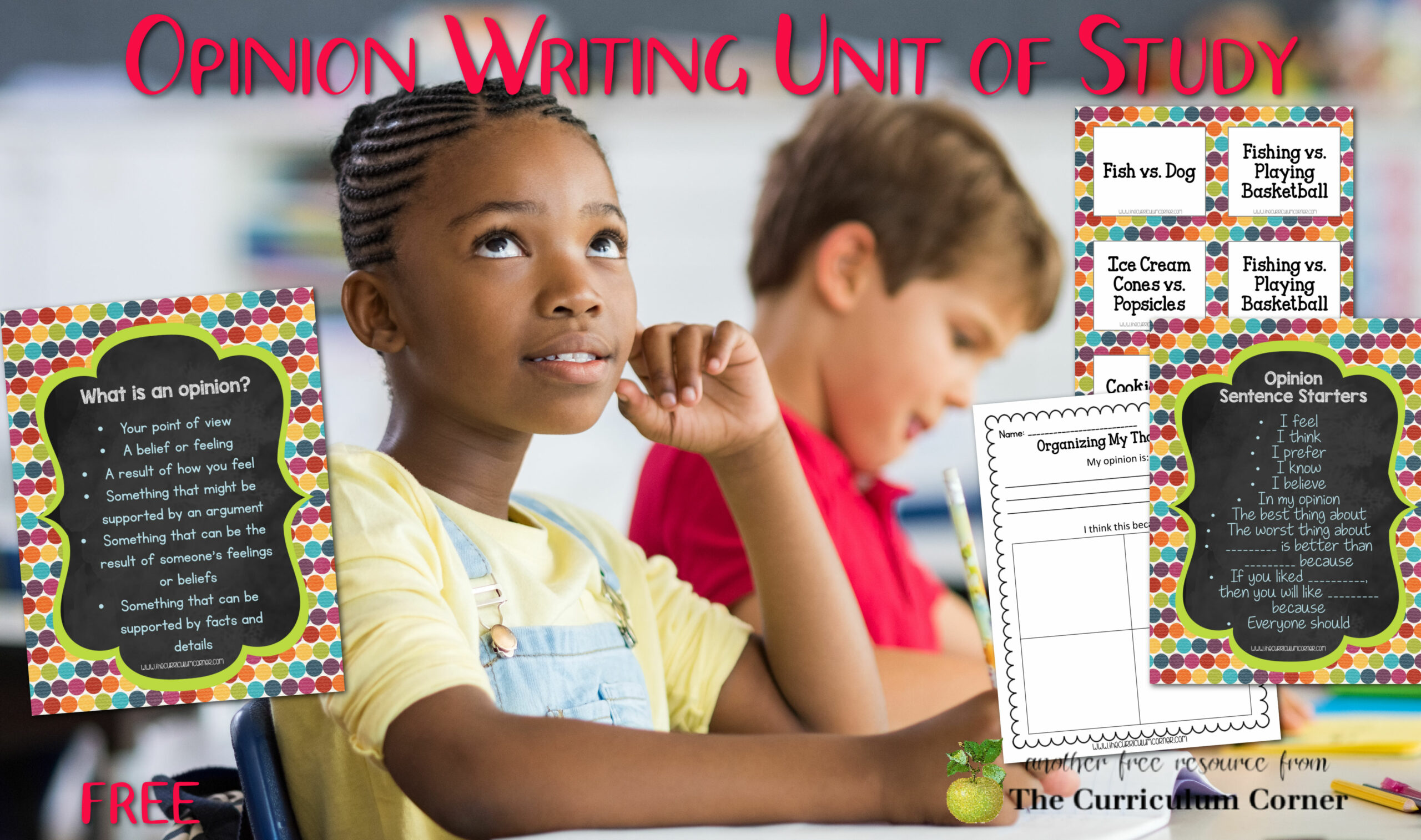 Opinion Writing Ideas Resources The Curriculum Corner 123 opinion-writing-ideas-resources-the-curriculum-corner-123