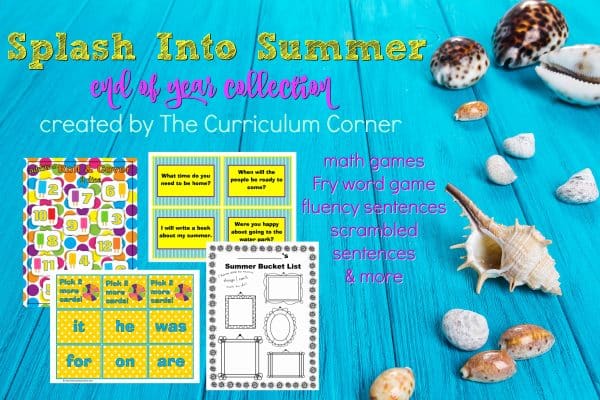 Splash Into Summer! - The Curriculum Corner 123