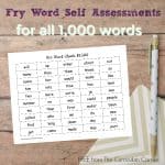 Fry Resource Collection - The Curriculum Corner 123