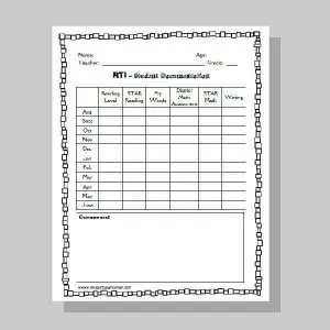 Student Data Binder for Tracking Progress in the Classroom FREE from ...