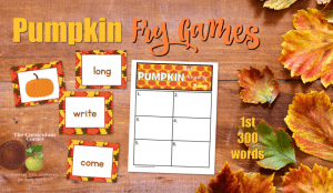 Pumpkins! Fall Fry Word Games - The Curriculum Corner 123