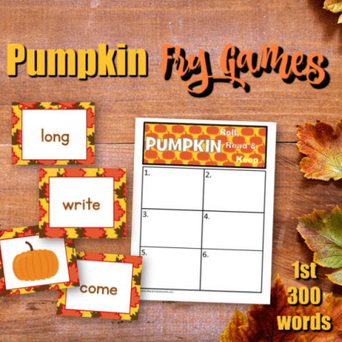 Pumpkin No Prep pages - The Curriculum Corner 123