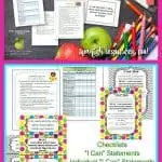 Everything CCSS "I Can" for K - 8 Grades - The Curriculum Corner 123