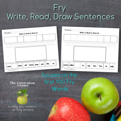 Fry Resource Collection - The Curriculum Corner 123