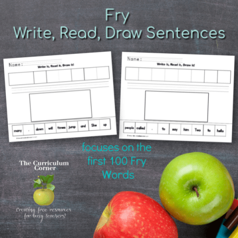 Fry Resource Collection - The Curriculum Corner 123