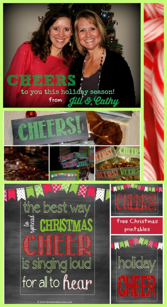 FREE Cheers Christmas Poster Printables from The Curriculum Corner ...