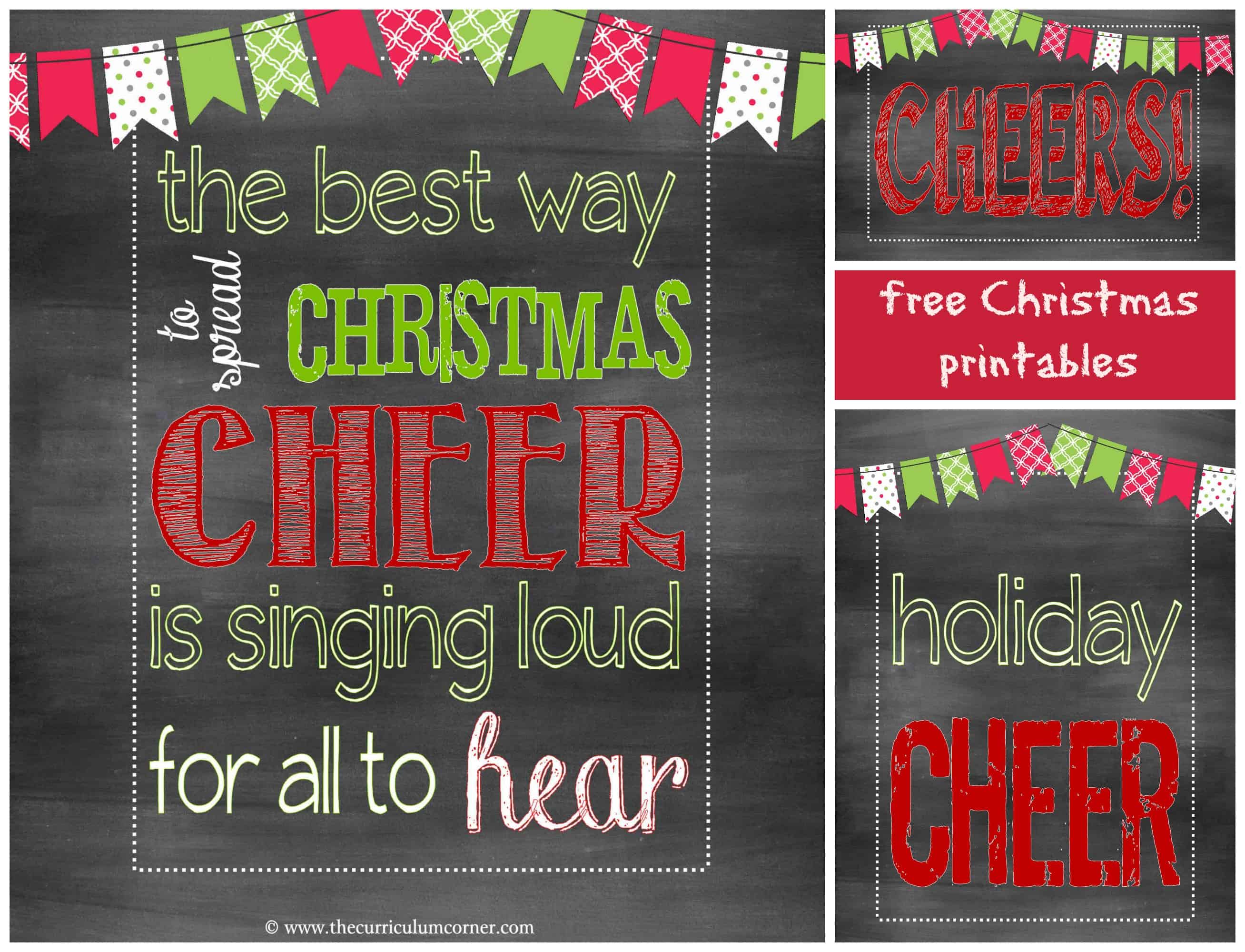 Cheers! Holiday Celebration by The Curriculum Corner with free ...