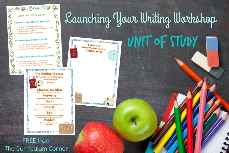 Launching Your Writing Workshop - The Curriculum Corner 123