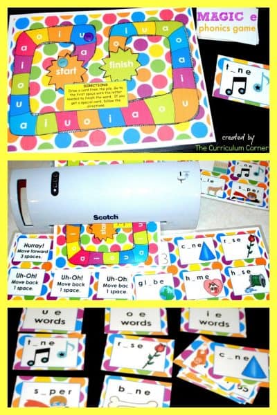 Free Magic e game for phonics practice from The Curriculum Corner - The ...
