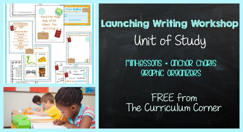 FREE Launching Writing Workshop Unit of Study from The Curriculum ...