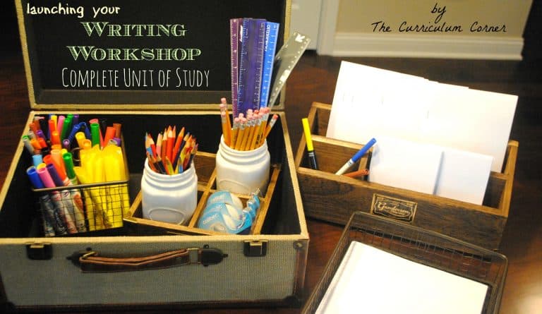 Launching Your Writing Workshop - The Curriculum Corner 123