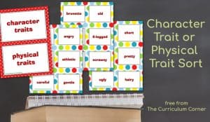 Character Traits Collection - The Curriculum Corner 123