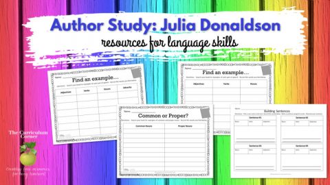 Author Study: Julia Donaldson (Language Focus) - The Curriculum Corner 123