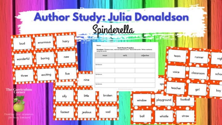 Author Study: Julia Donaldson (Language Focus) - The Curriculum Corner 123