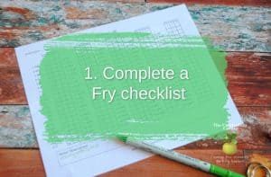 Creating Fry Word Stacks - The Curriculum Corner 123