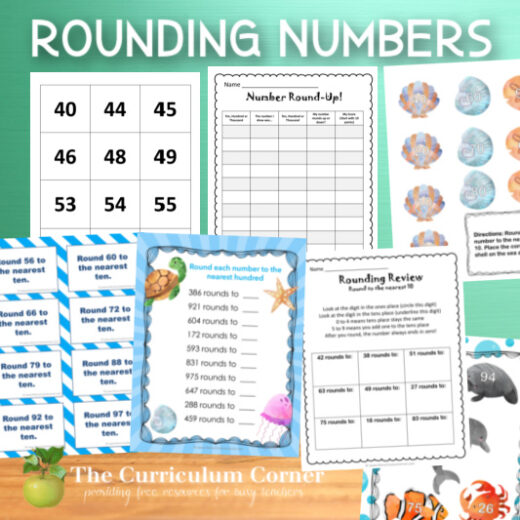 Number Sense Archives - The Curriculum Corner 123