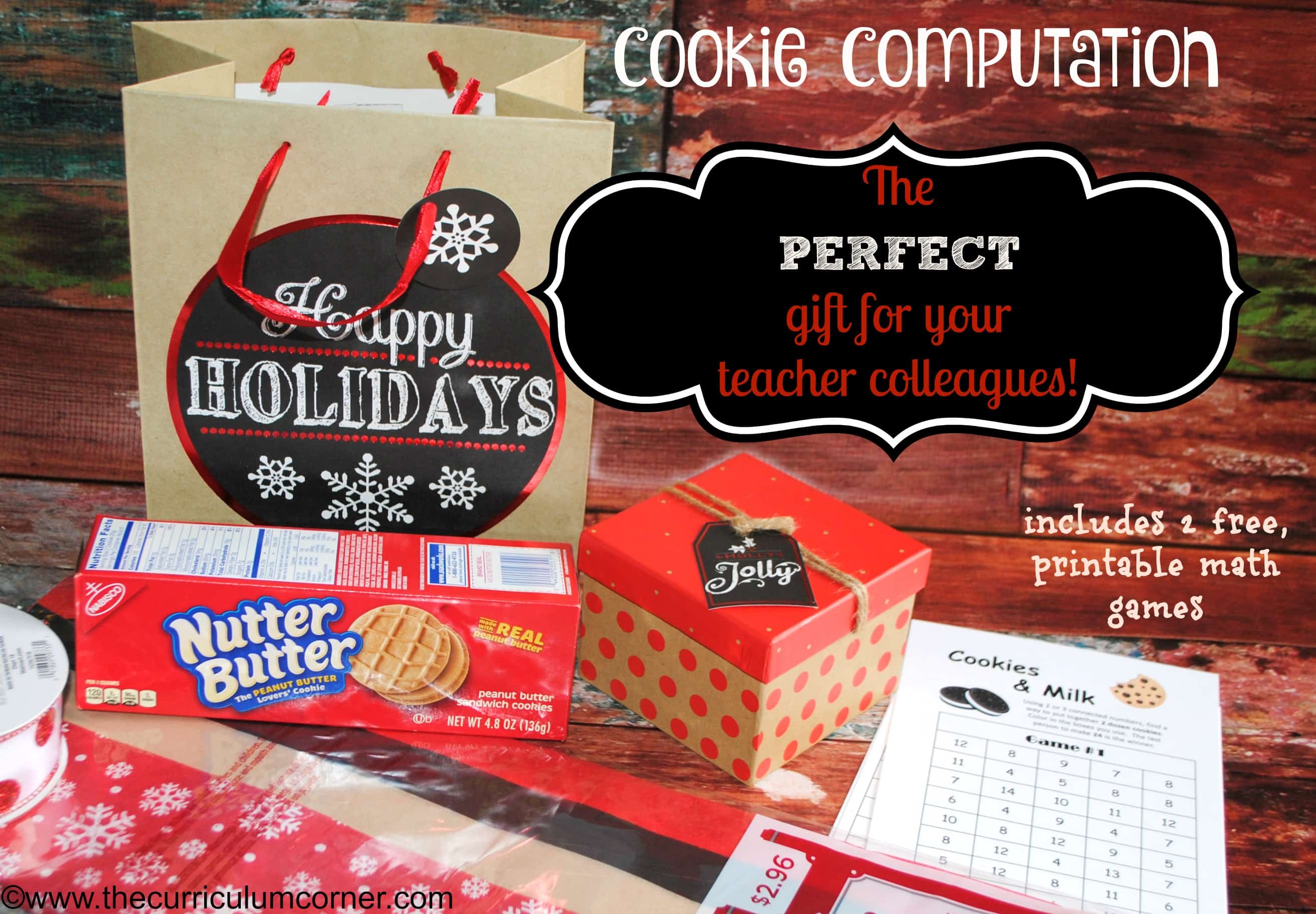 Milk & Cookies Math Game FREE from The Curriculum Corner - The ...