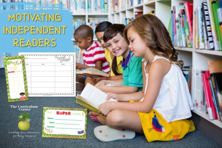 Independent Reading Motivation - The Curriculum Corner 123