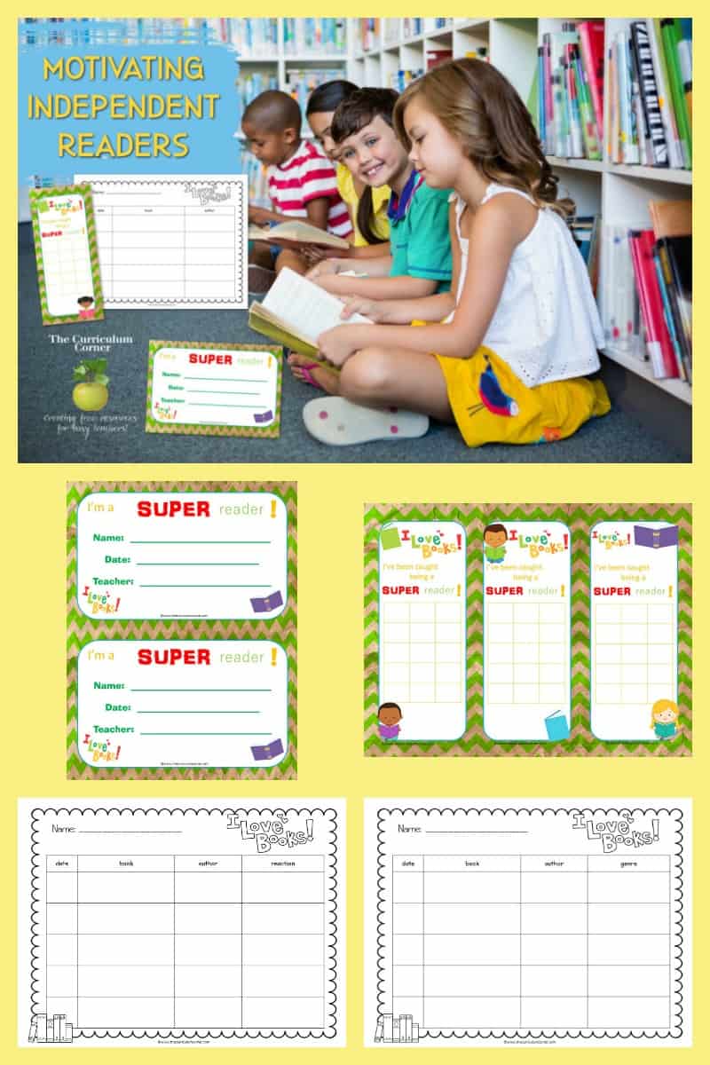 Independent Reading Motivation - The Curriculum Corner 123