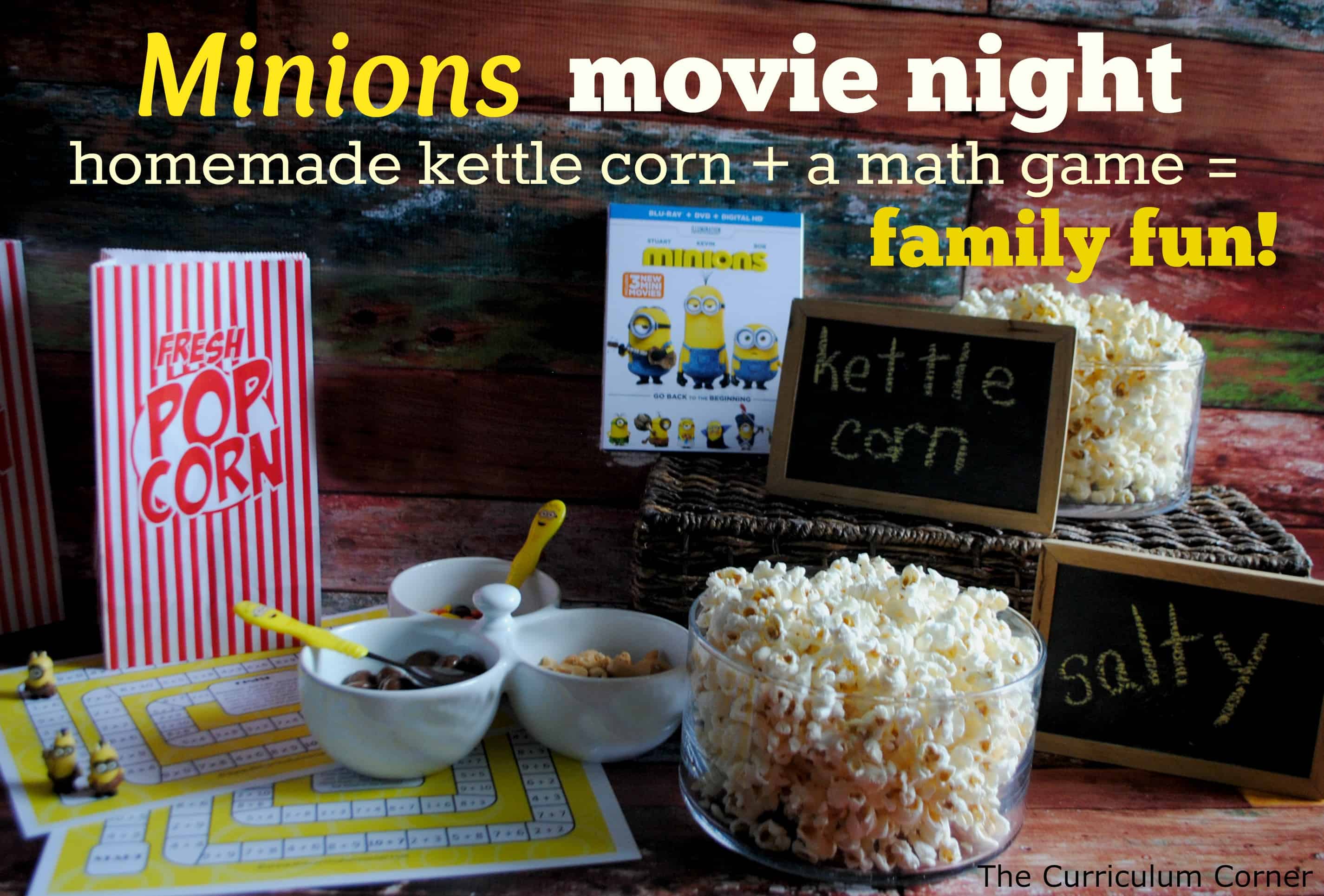 Put together a perfect Minions movie night with these fun math games ...