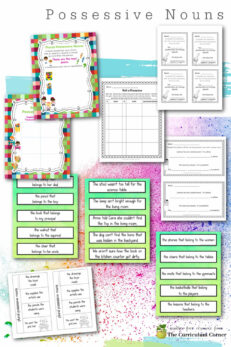 Focus on Possessive Nouns - The Curriculum Corner 123
