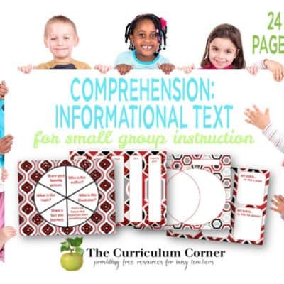 Small Group Reading Toolkit - The Curriculum Corner 123